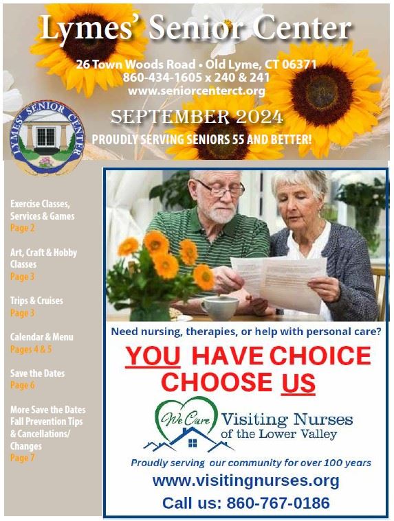 Senior Center Newsletters | Old Lyme, CT