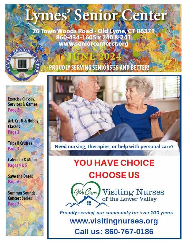 Senior Center Newsletters | Old Lyme, CT